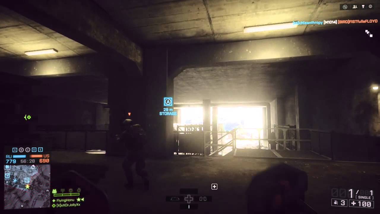 Battlefield 4 - BF4 Defibrillator kill - YouTube