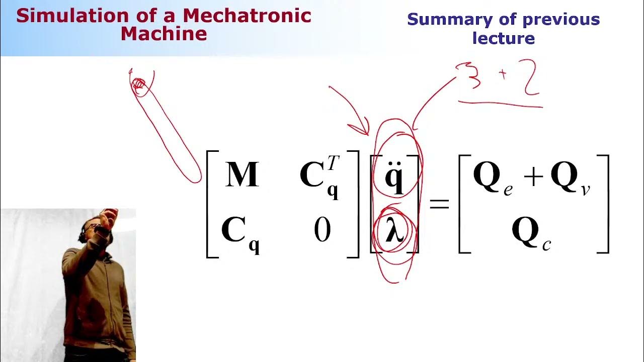 Lecture #7: 2022, Simulation of a Mechatronic Machine Live Stream - YouTube