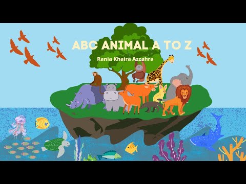 ABC ANIMAL A TO Z ALLIGATOR BEAR CAT DOG ELEPHANT GIRAFFE | BELAJAR ...