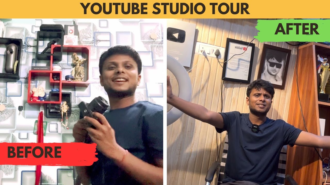 YouTube Studio Tour 2024 | YouTube Studio Before & After | YouTube ...