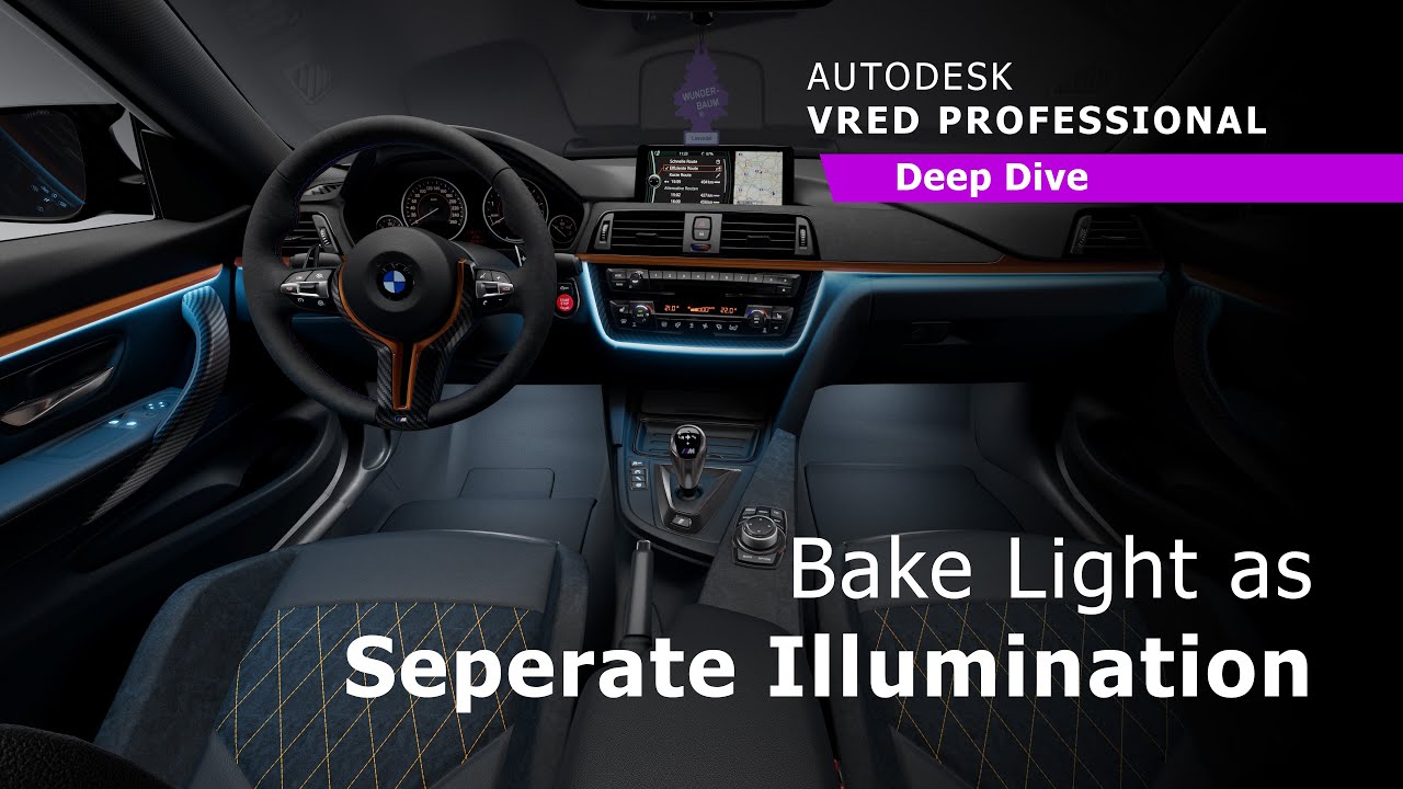 Autodesk VRED - Deep Dive - Bake Light as Separate Illumination - YouTube