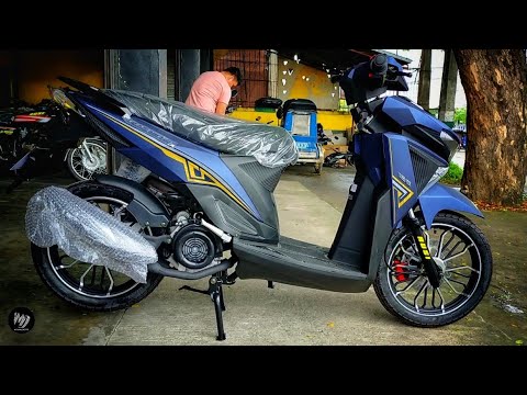 All New RUSI Rush SC125 (Matte Blue) #iMDTV - YouTube