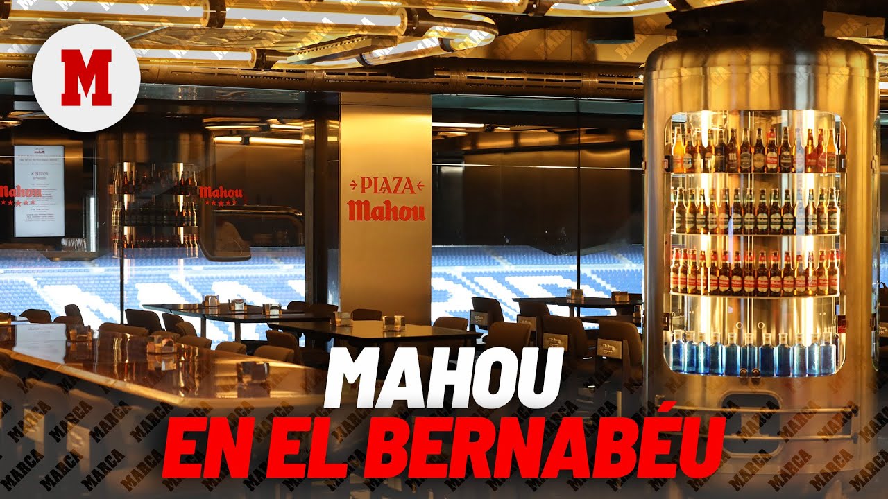 Mahou estrena en el Bernabéu la primera fábrica de cerveza dentro de un ...