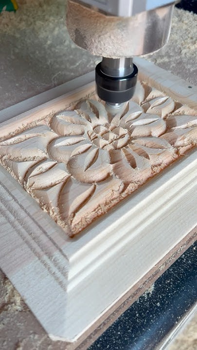 CNC Router Crafts 2.5D Wood Design So Precise, It Feels Unreal - YouTube