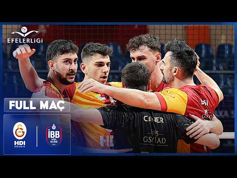 Galatasaray HDI Sigorta (3-2) İBB Spor Kulübü | SMS Grup Efeler Ligi 17. Hafta Maçı | FULL MAÇ
