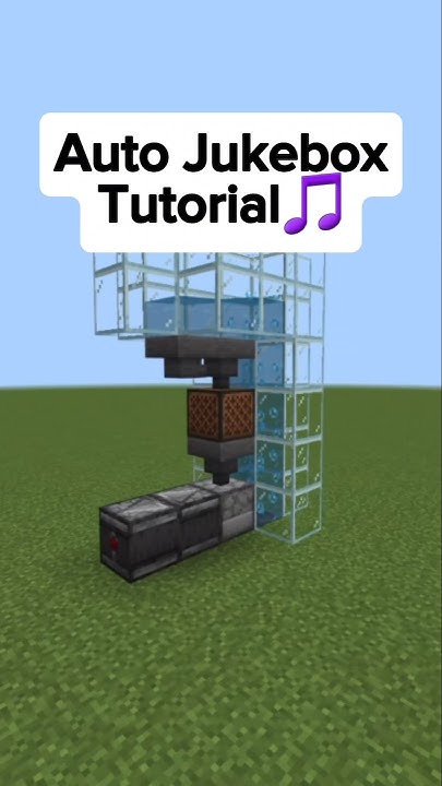 Automatic Jukebox Tutorial Minecraft #minecraftshorts #shorts # ...