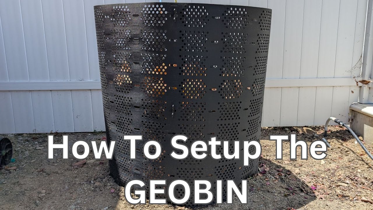 Setting Up the GEOBIN Compost Bin – Everything You Need to Know! - YouTube