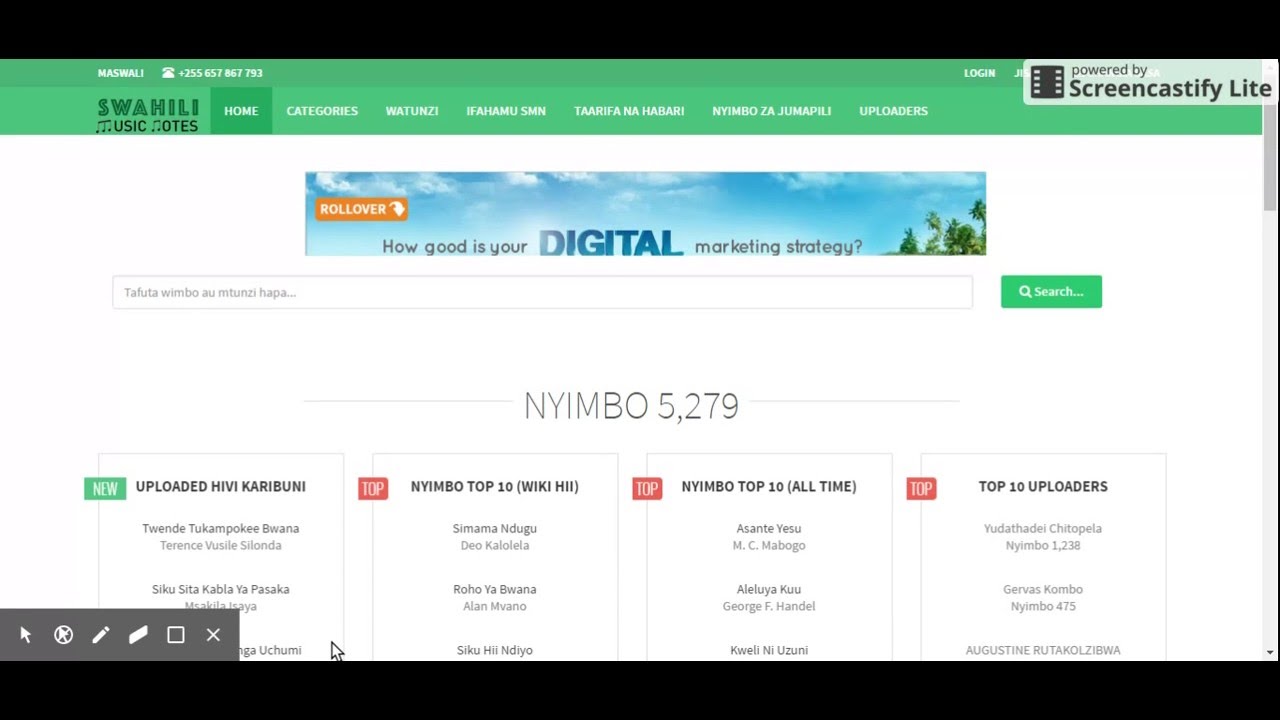 Swahili Music Notes Version 3.0 - YouTube