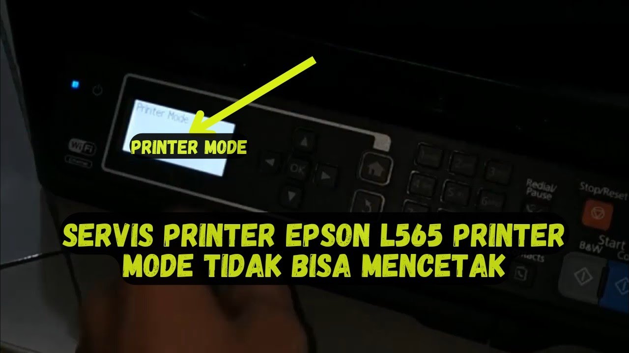 Servis Printer Epson L565 Printer Mode Tidak Bisa Mencetak - YouTube