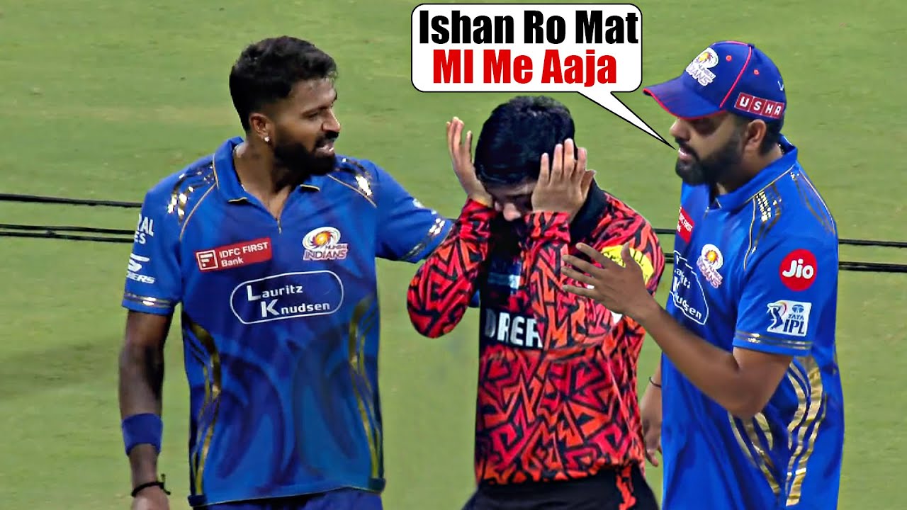 Rohit Sharma Heart Winning Gesture for Crying Ishan Kishan after SRH ...
