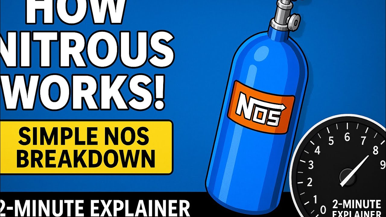 How Nitrous Oxide Works in Cars 💨 | Simple NOS Explanation for ...