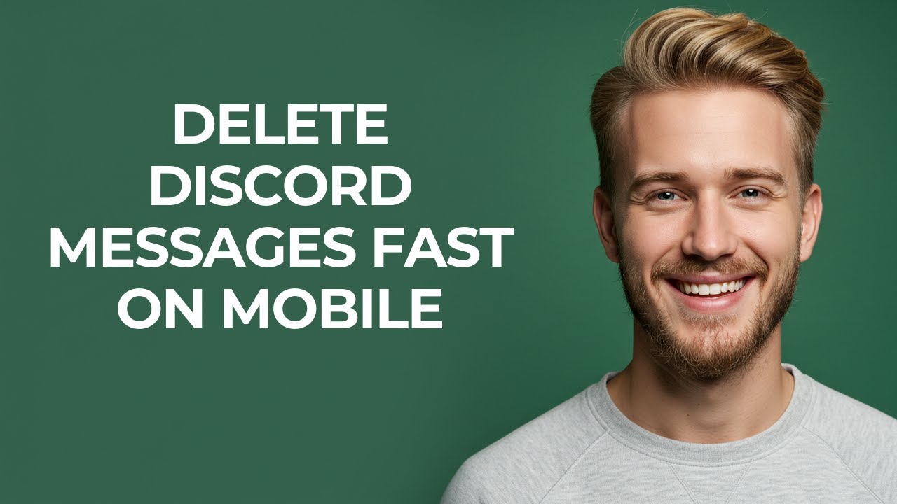 Delete Discord Messages Fast On Mobile - NEW! Step by Step - YouTube
