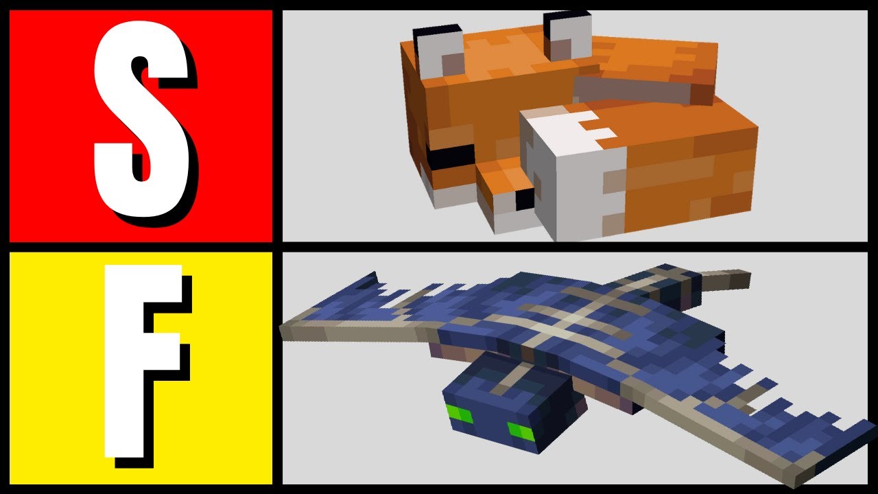 Ranking EVERY Mob In Minecraft - YouTube