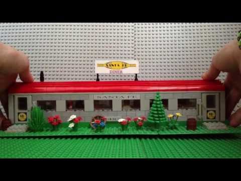 Lego Custom Santa Fe Diner - YouTube