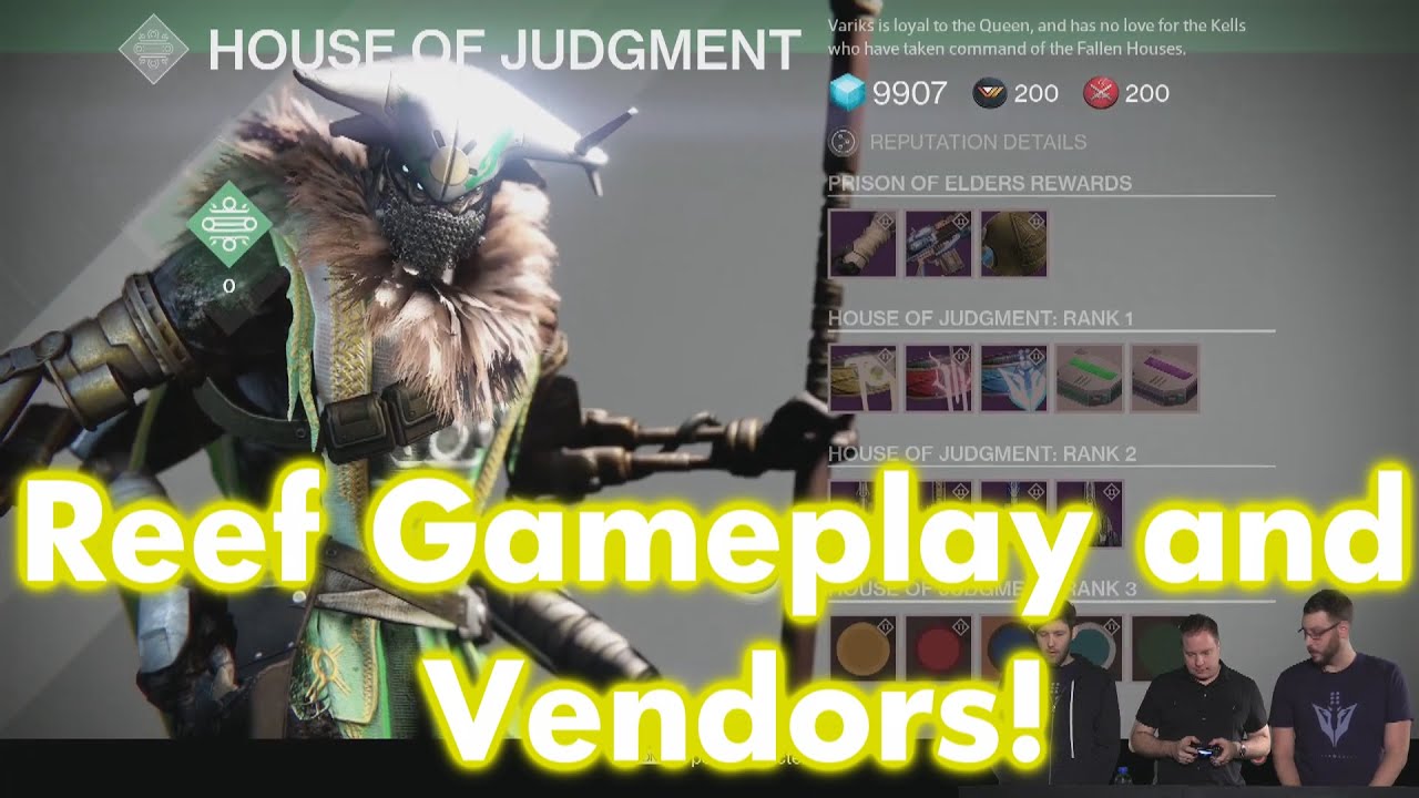 Destiny - Reef Reveal Full Part 1: The Reef Gameplay and Vendors - YouTube