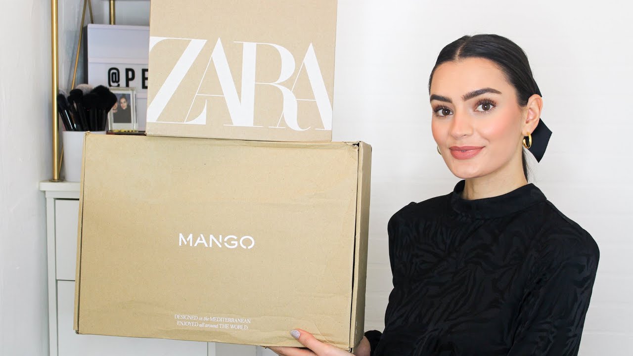 Zara vs Mango Haul and Try-On: Party Edition | Peexo - YouTube