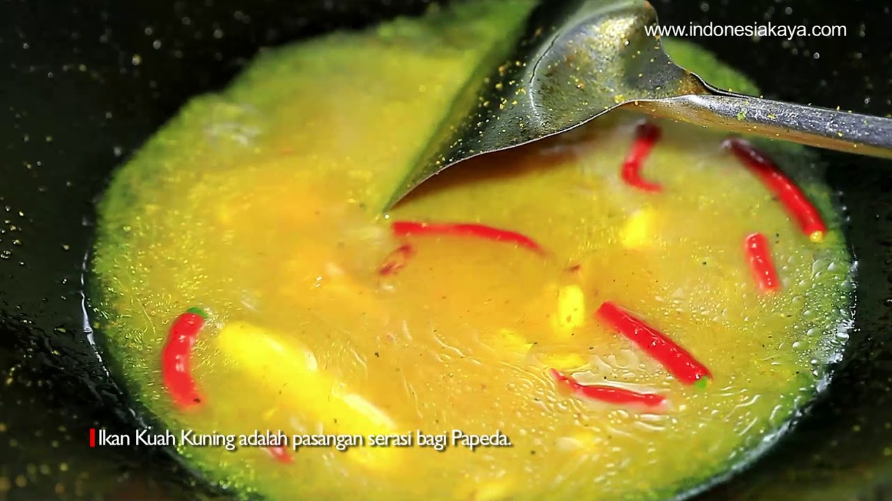 Papeda dan Ikan Kuah Kuning - YouTube