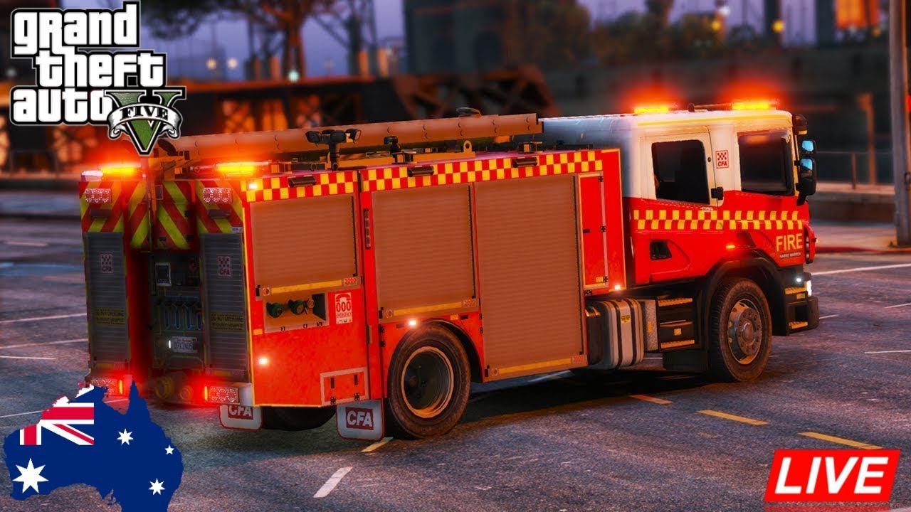 GTA 5: Emergency 000 - CFA Firefighter Patrol - YouTube