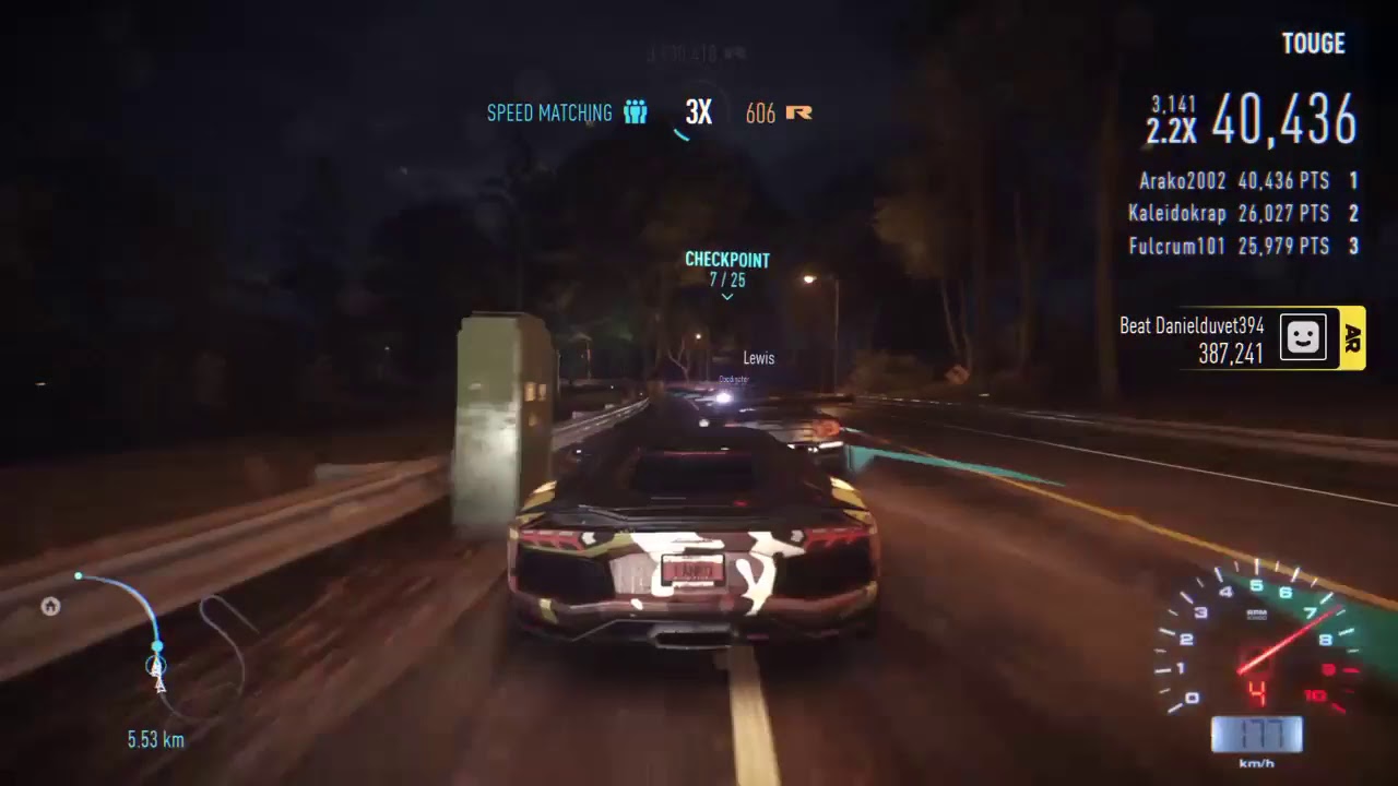 Need for Speed #9 Lamborgini aventador - YouTube