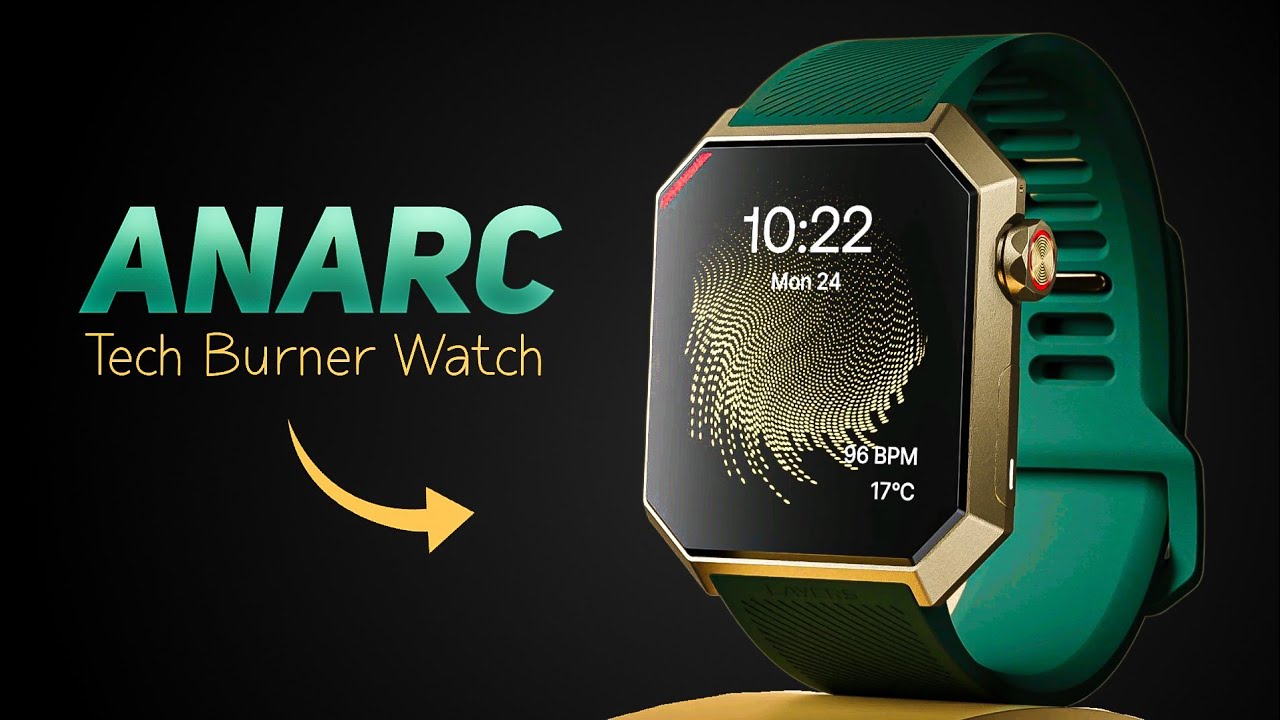 Tech Burner Smartwatch *ANARC* Reality⚡ - YouTube