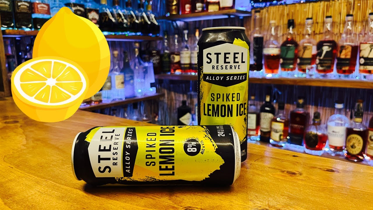 Steel Reserve Spiked Lemon Ice Review. New Flavor!!!!! - YouTube