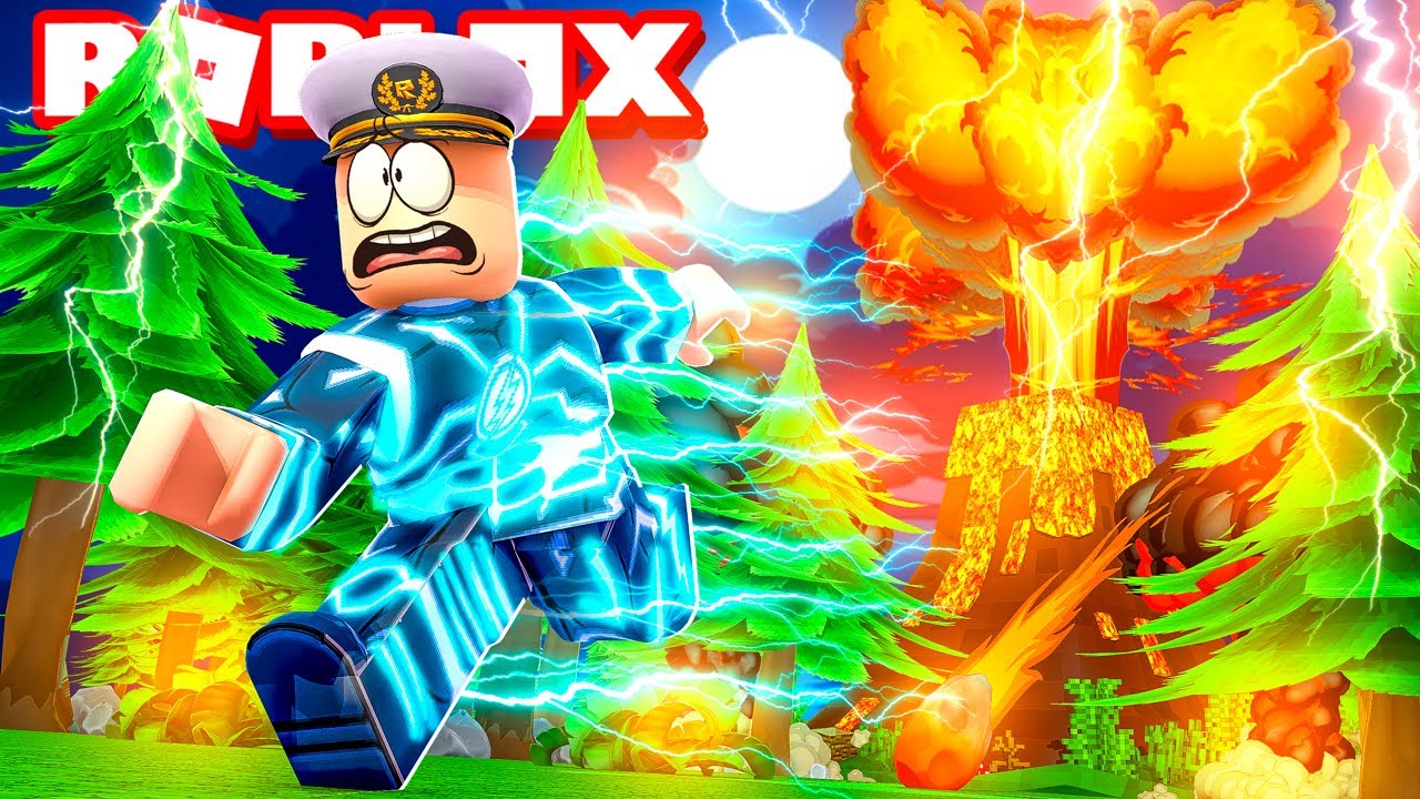 SURVIVING INSANE NATURAL DISASTERS as FUTURE FLASH in ROBLOX - YouTube