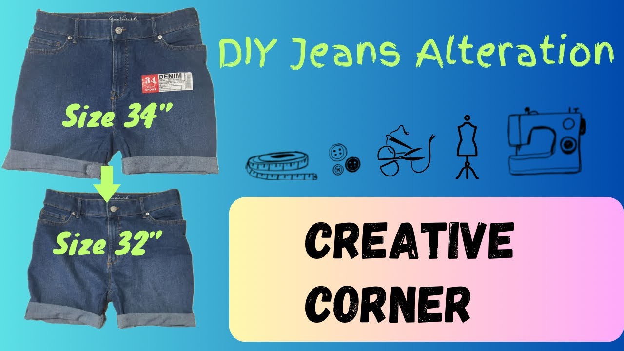 Transforming Oversized Denim Shorts: Easy Alterations for a Perfect Fit ...