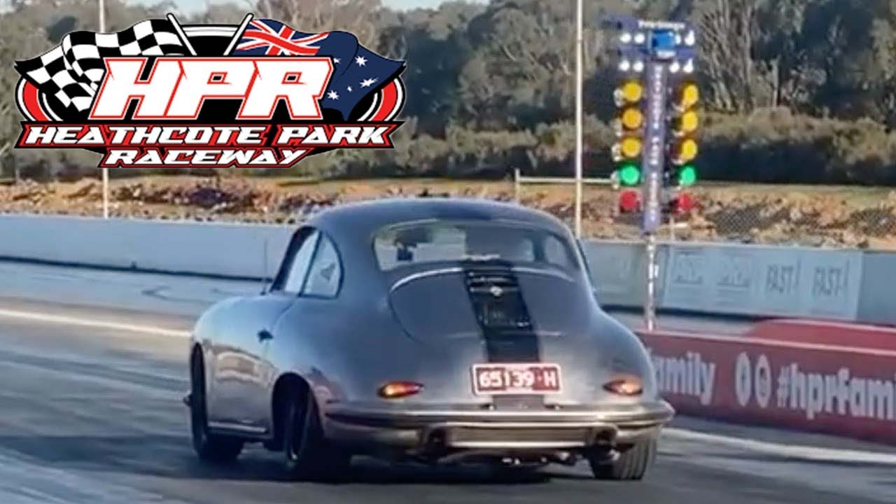 Drag Racing Our Porsche 356 || Outlaw Garage - YouTube