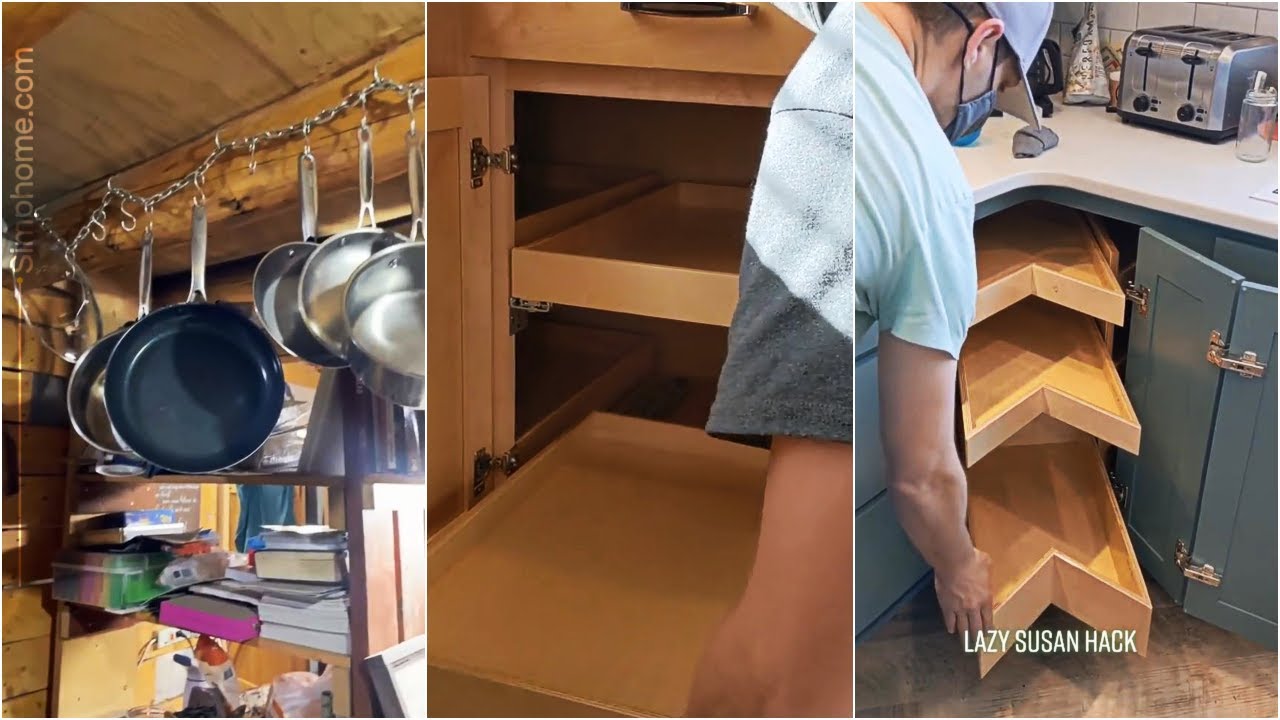 12 Minimalist Storage Ideas for A Small Kitchen - YouTube