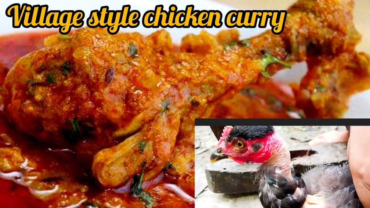 💥Village style chicken curry‼️best chicken curry recipe village style‼️ ...