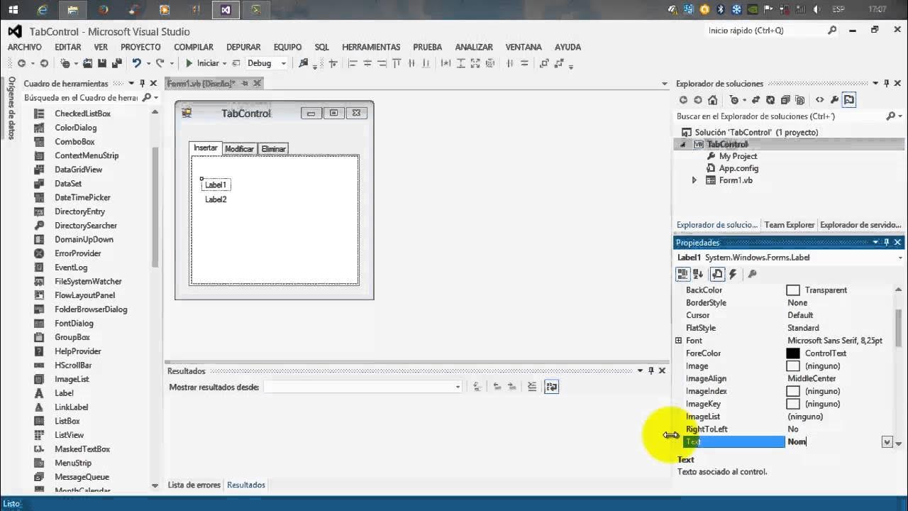 11 Windows Forms - Como utilizar TabControl - YouTube