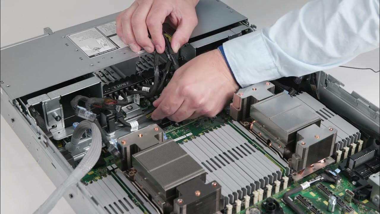 How to Replace the E3 Backplane in a PowerEdge R770 - Dell India - YouTube