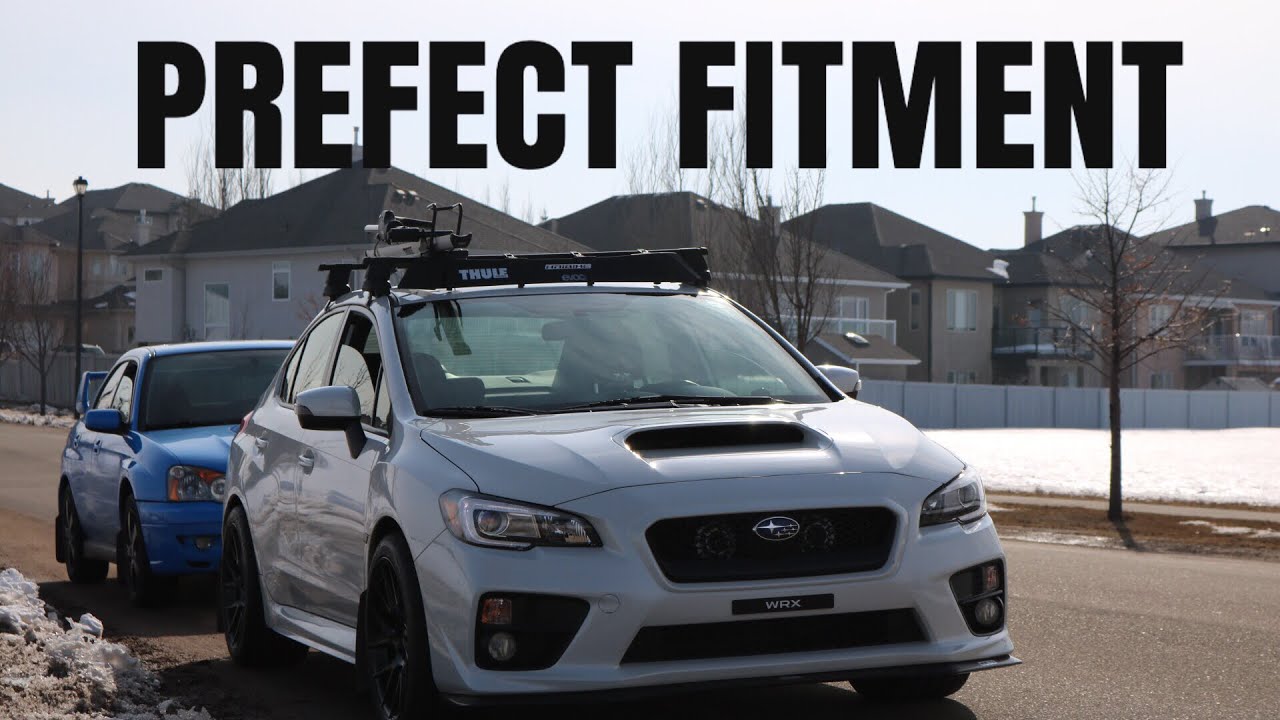 CRAZY WHEEL FITMENT STAGE 3 BUILT SUBARU WRX - YouTube