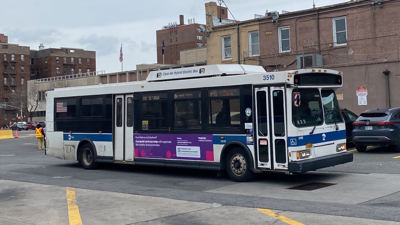 MTA Bus: 2006 Orion VII OG HEV 3510 on the Q41! - YouTube