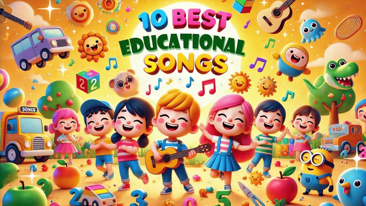 Top 10 Best Educational Songs for Kids | Learn Alphabet, Numbers & More ...