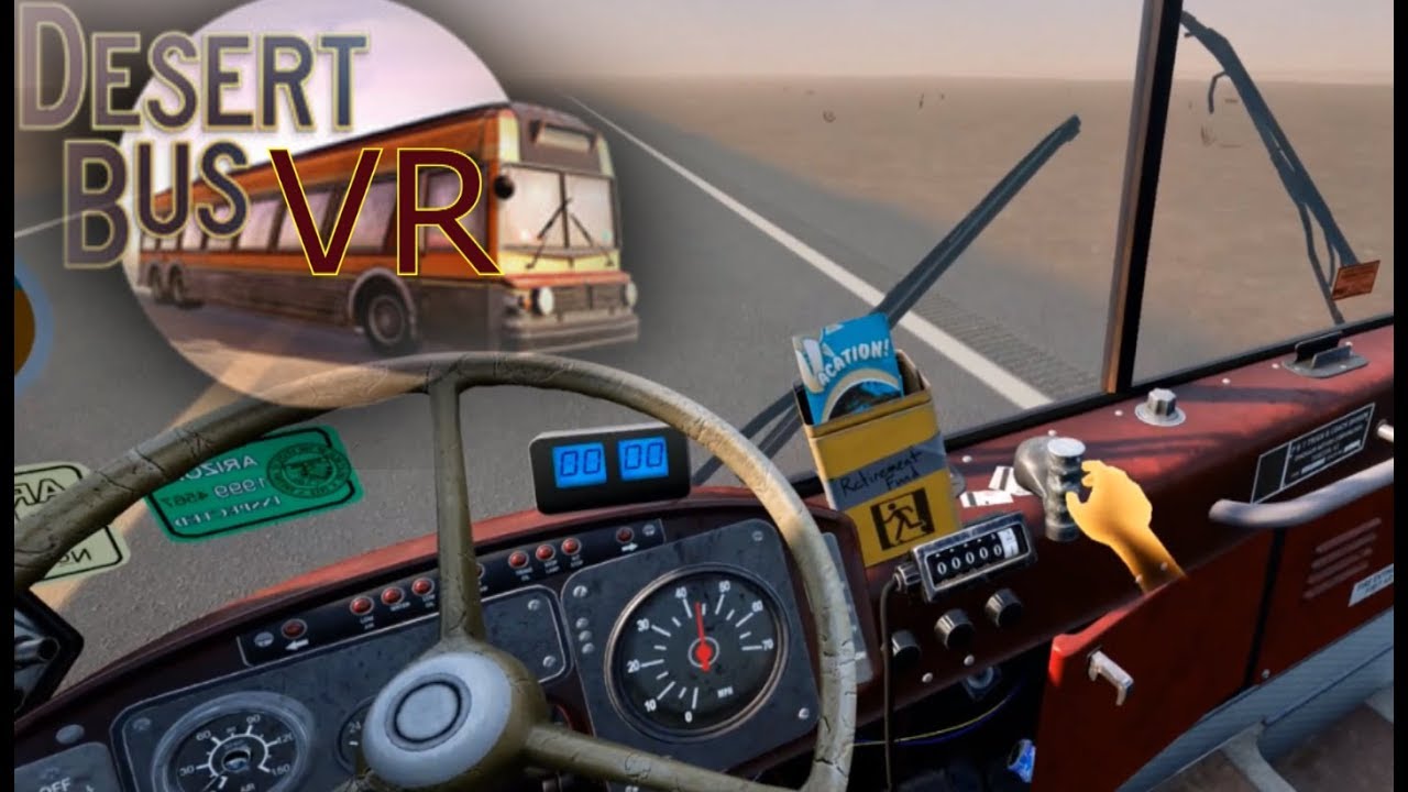 Desert Bus in virtual reality! - YouTube