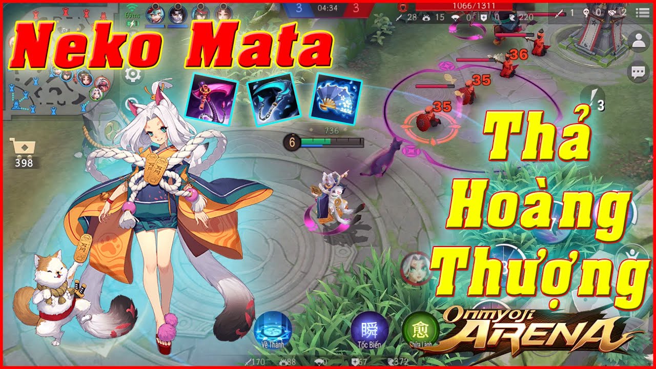 🌸Onmyoji Arena: AD Neko Mata - Phong Cách Rỉa Máu Dame To 1 Cục, Xạ Thủ ...