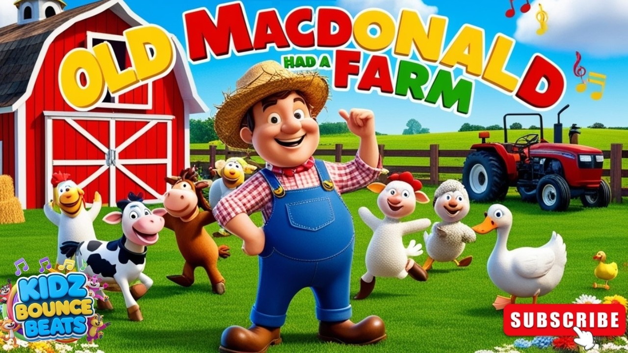 Old MacdDonald Had A Farm | Nursery Rhymes for Babies | Baby Cartoons ...