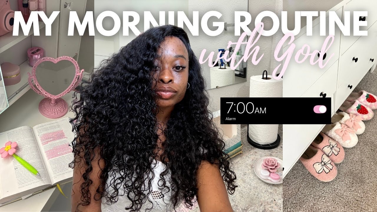 My *REALISTIC* Morning Routine with God ♡ | bible study, cooking, GRWM ...