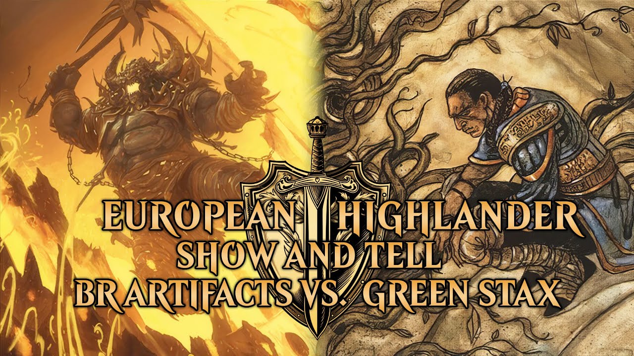 BR Artifacts - Green Stax | European Highlander Show and Tell - YouTube