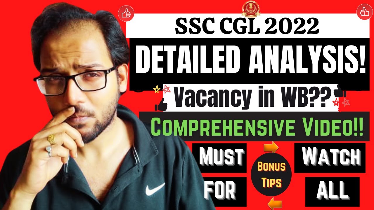 SSC CGL 2022 - DETAILED ANALYSIS & DETAILS | Made For SSC - YouTube