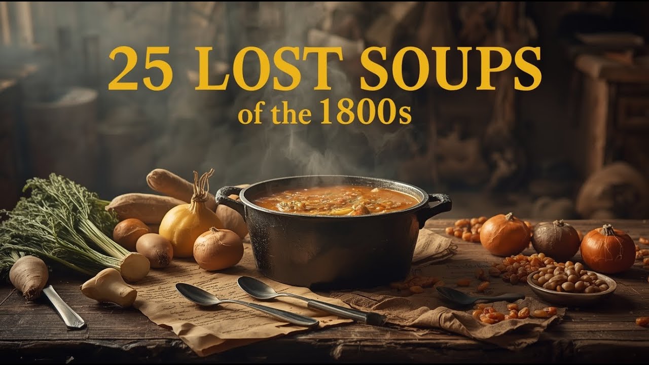25 Lost Soups From the 1800s | That Got America Through Winter ️🍲 - YouTube