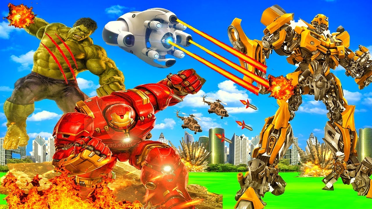 हल्क मॉन्स्टर Magical Hulk Monster Robot JCB Robot Hindi Kahaniya Robot ...