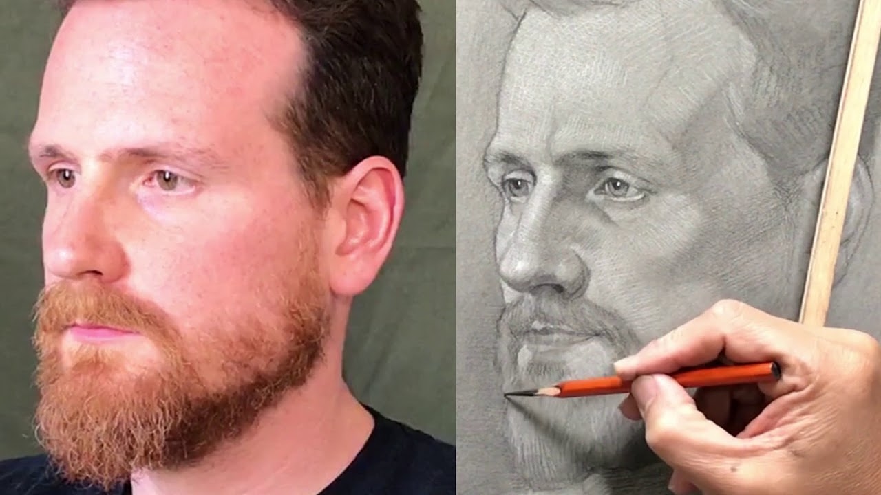 Portrait of a Man in 3/4 View - YouTube