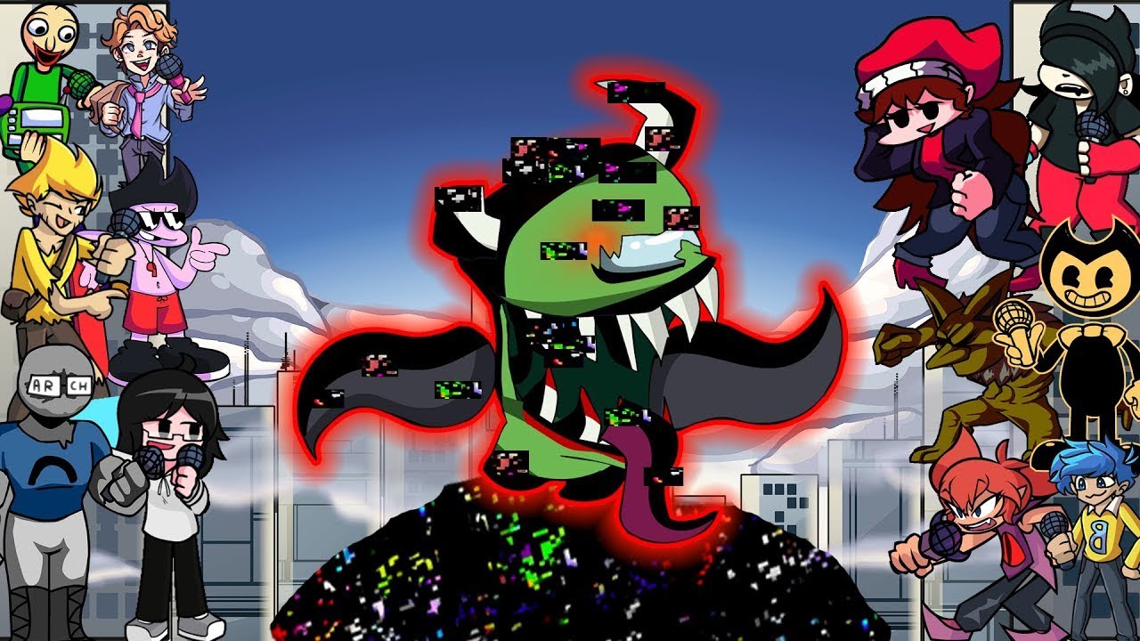 FNF Ejected But Different Characters Sing It 🎵 Everyone Sings Ejected ...