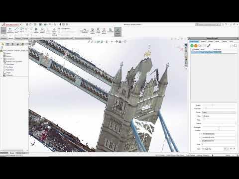 Veesus Point Clouds for SolidWorks: Centre Pivot around Point Clouds ...