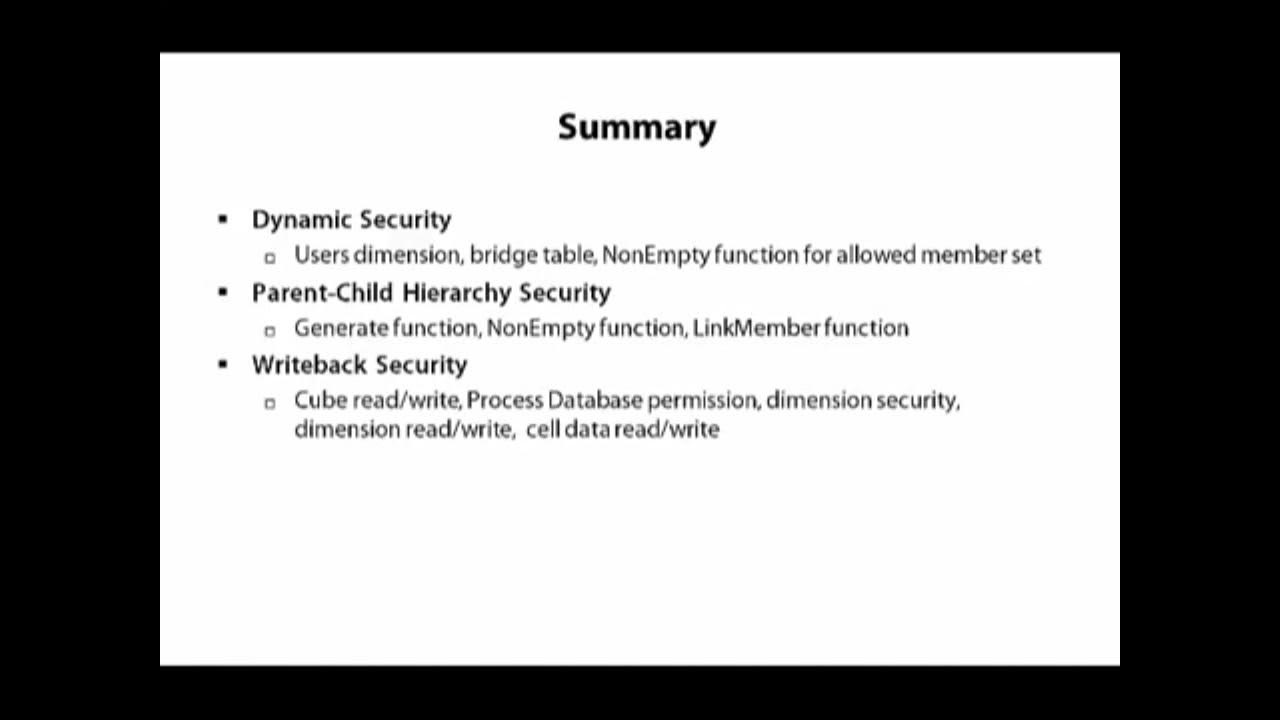 Dynamic Security over parent-child Hierarchy - YouTube
