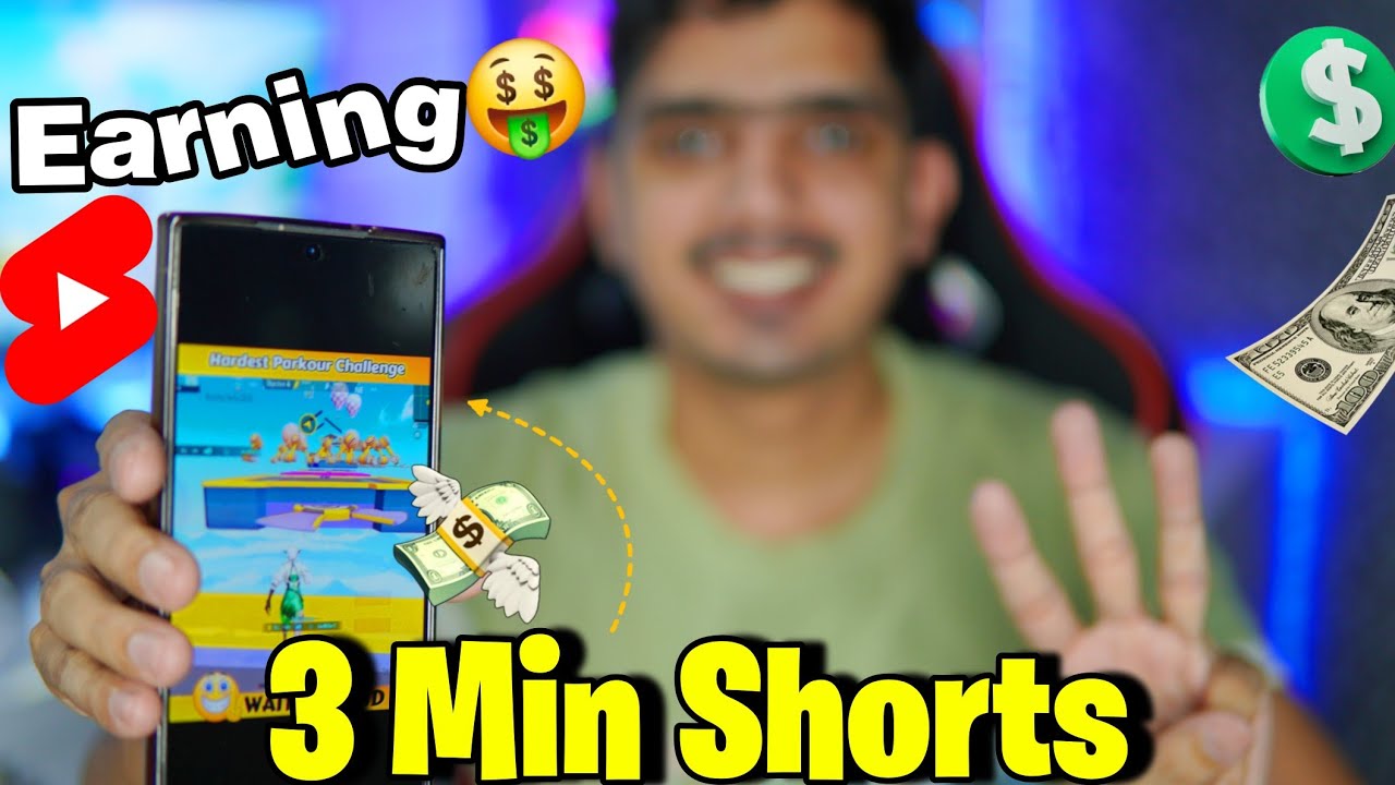 Youtube Longer Shorts Earning देख कर मजा आ गया 🤑 3 Min Shorts Income ...