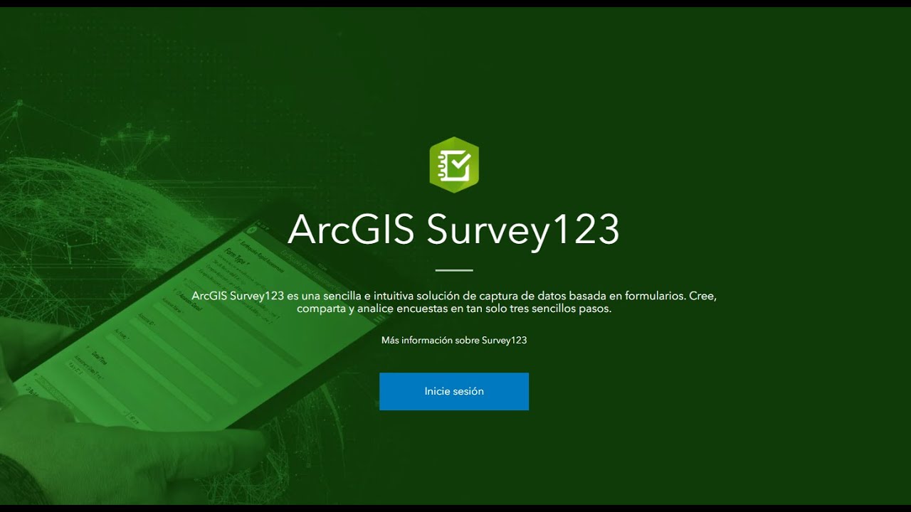 CONFIGURACIÓN SURVEY123 EN COMPUTADOR | INICIAR CONFIGURACIÓN DE SURVEY ...