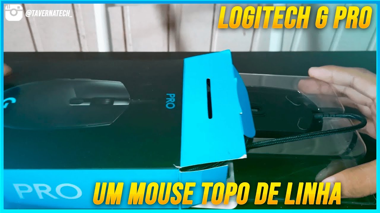 Mouse GAMER custo benefício - Logitech G PRO (Pixart 3366) - YouTube